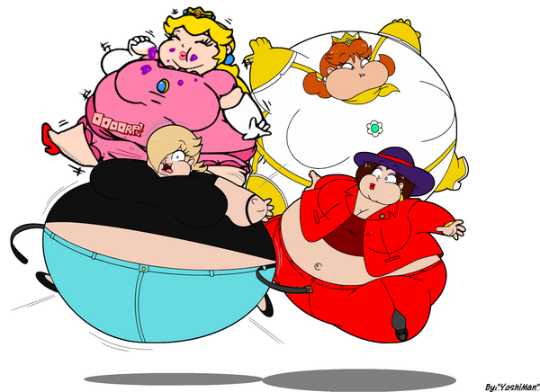 Peach Daisy Rosalina And Pauline Inflation